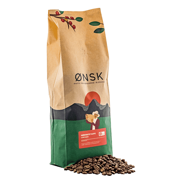 Økologisk kaffebønner fra ØNSK, 1 kg | Køb online | Aarstiderne