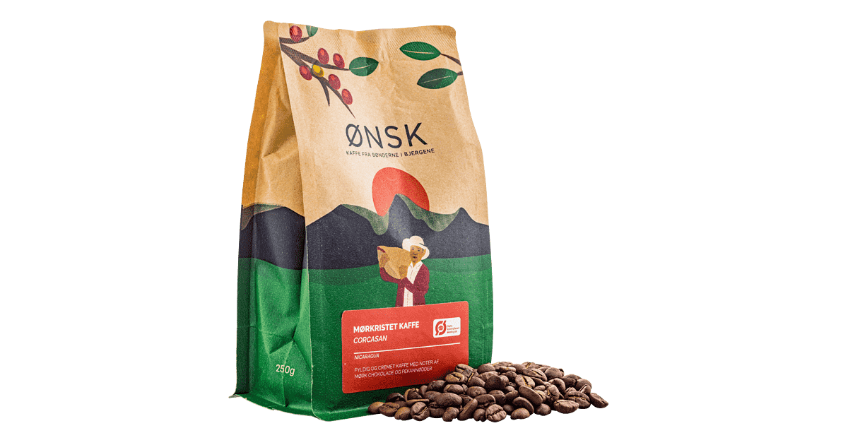 Økologiske kaffebønner fra ØNSK, 250 g | Køb online | Aarstiderne